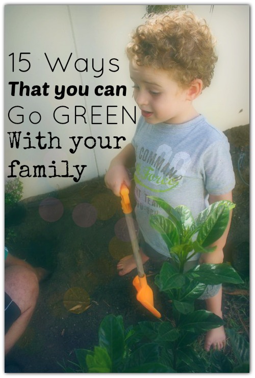 15 Ways That You Can Go ‘Green’ With Your Family - Super Shazzer